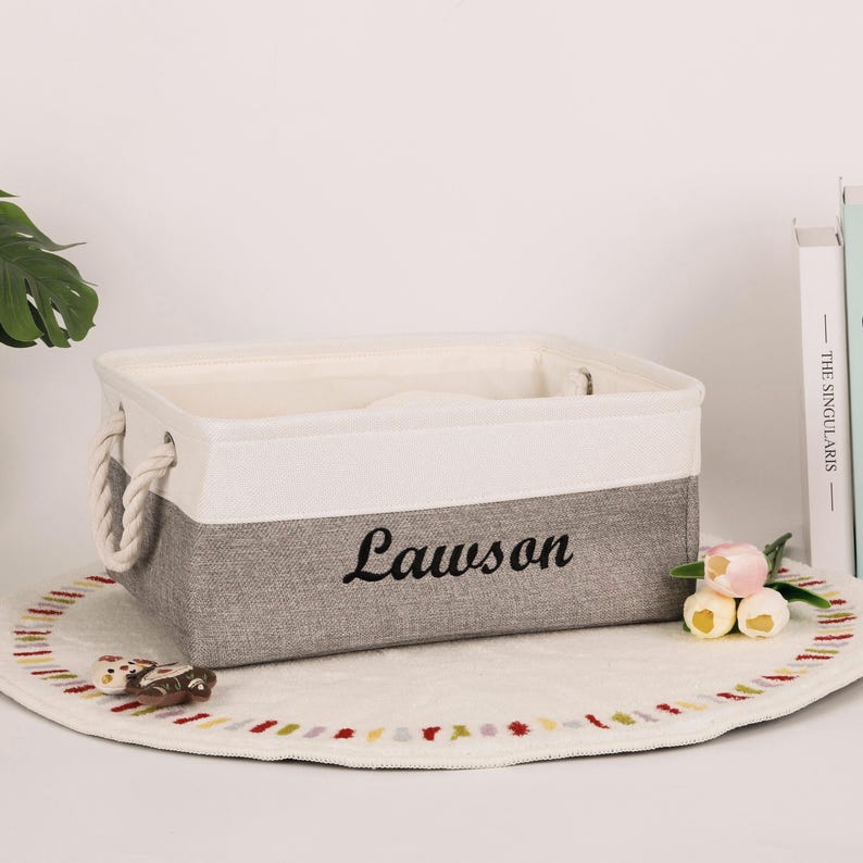 Storage Basket Custom Toy Basket With Name Basket for Baby Toy Basket ...