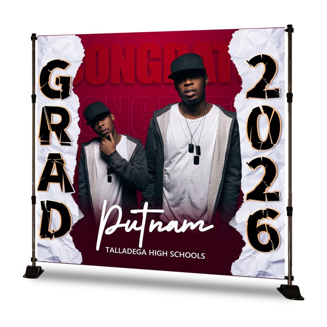 Graffiti Graduation Backdrop: Custom Class of 2026 Banner - Etsy