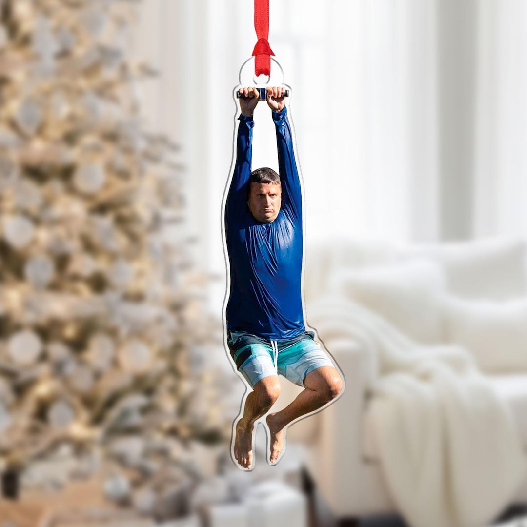 Tim Robinson Zipline Acrylic Ornament: Funny ITYSL Christmas Decor - Etsy