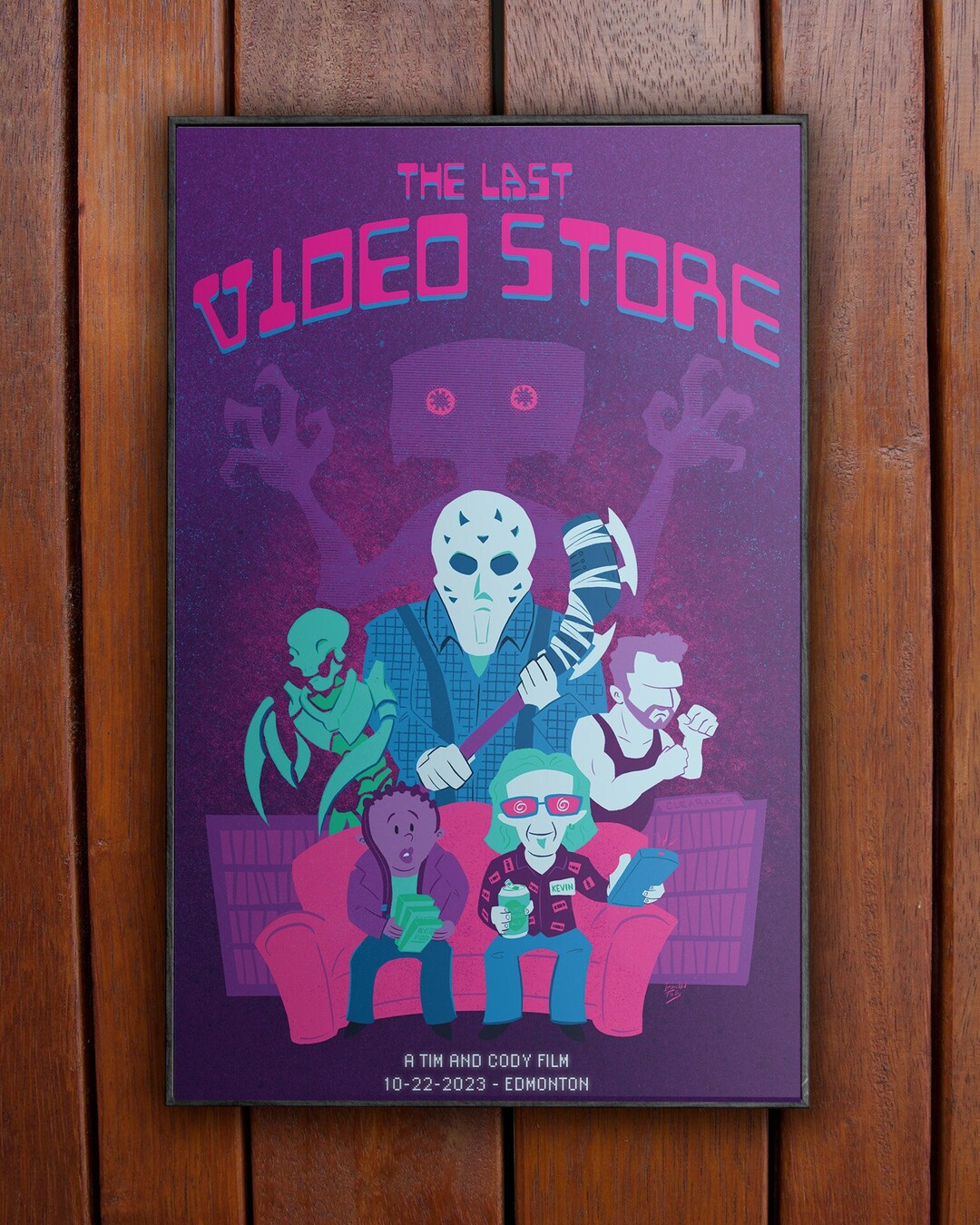The Last Video Store Illustrated Movie Poster | Original Illustration ...