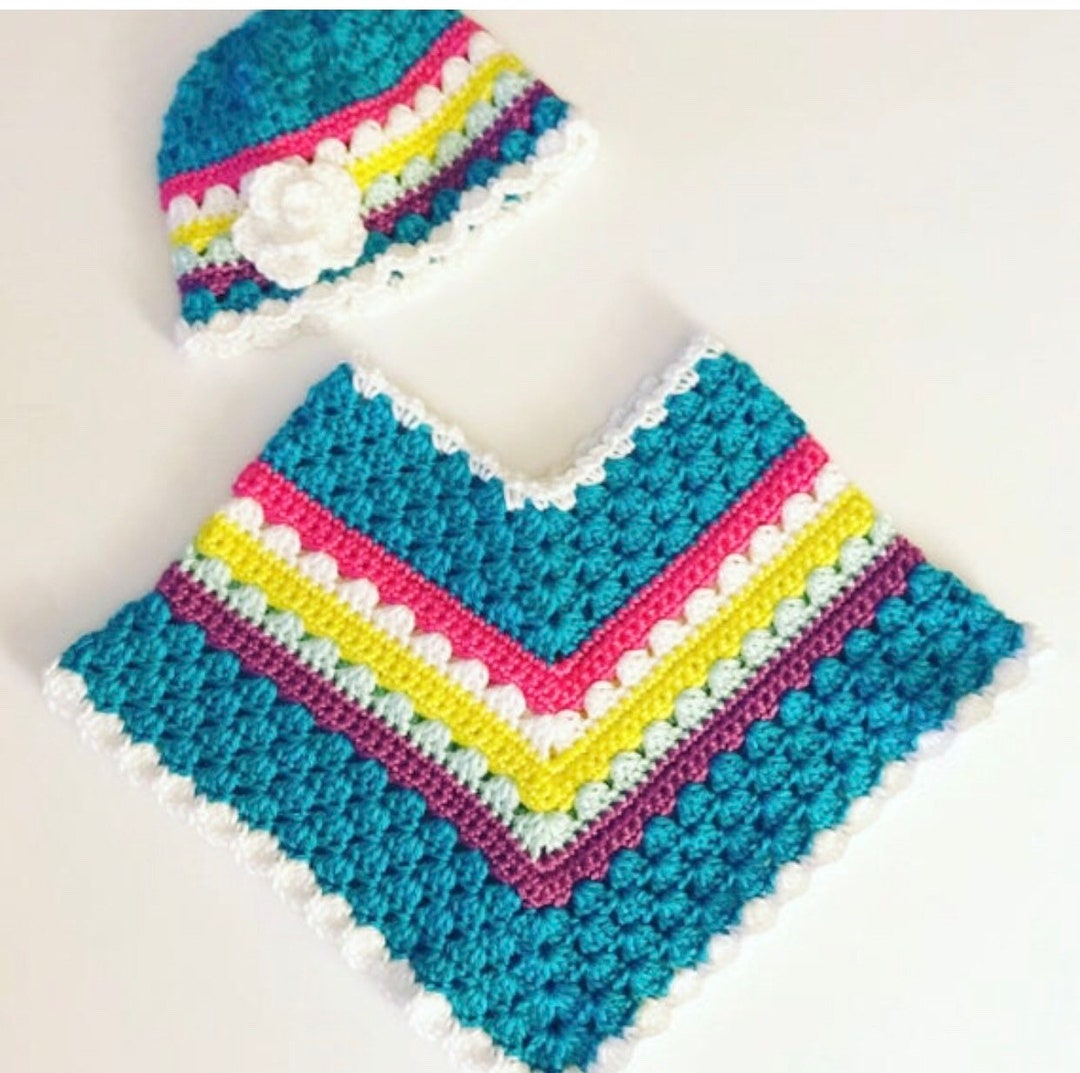 Yellow Baby Poncho, Blue Baby Poncho, Speckled Baby Poncho, Teal Summer ...