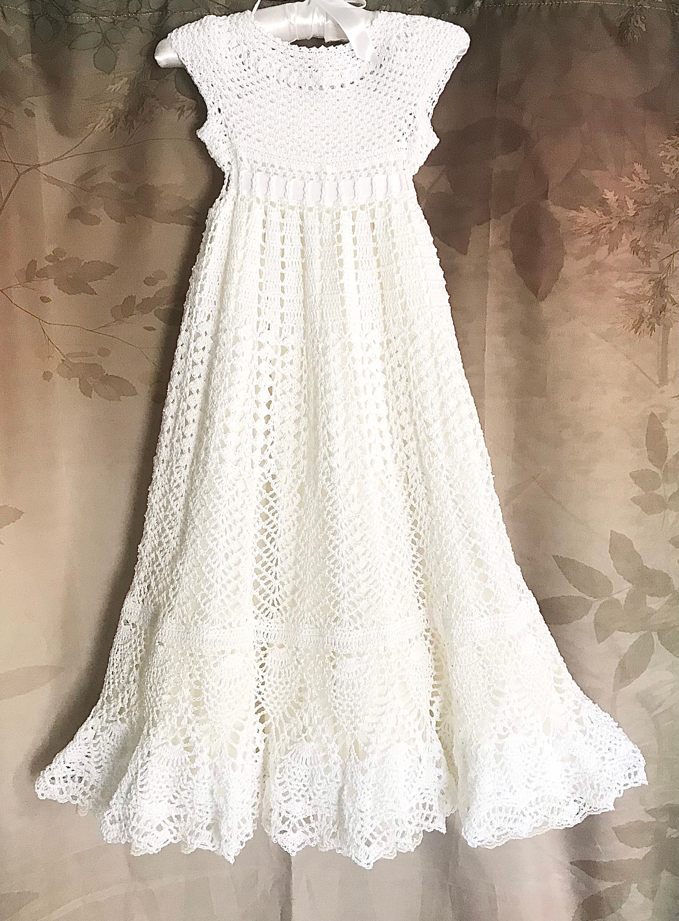 Beautiful Baptismal Gown White Baby Gown Christening Gown - Etsy