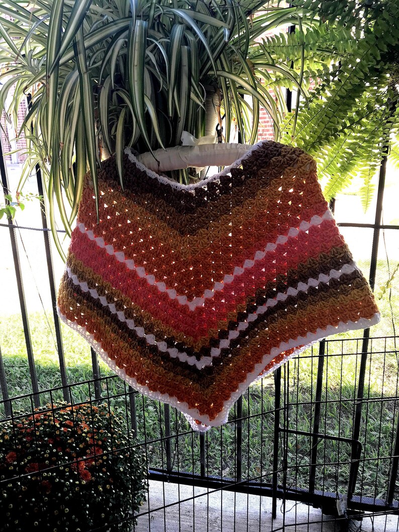 Stitches by Julie 4 Kids, Girls Fall Poncho, Girls Ponchos, School ...