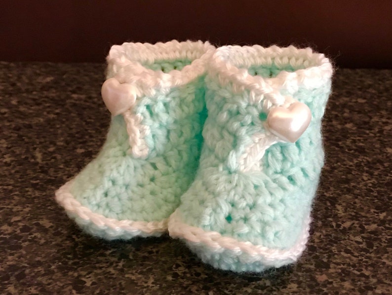 Baby Booties, Green Baby Booties, Yellow Baby Booties, Blue Baby ...