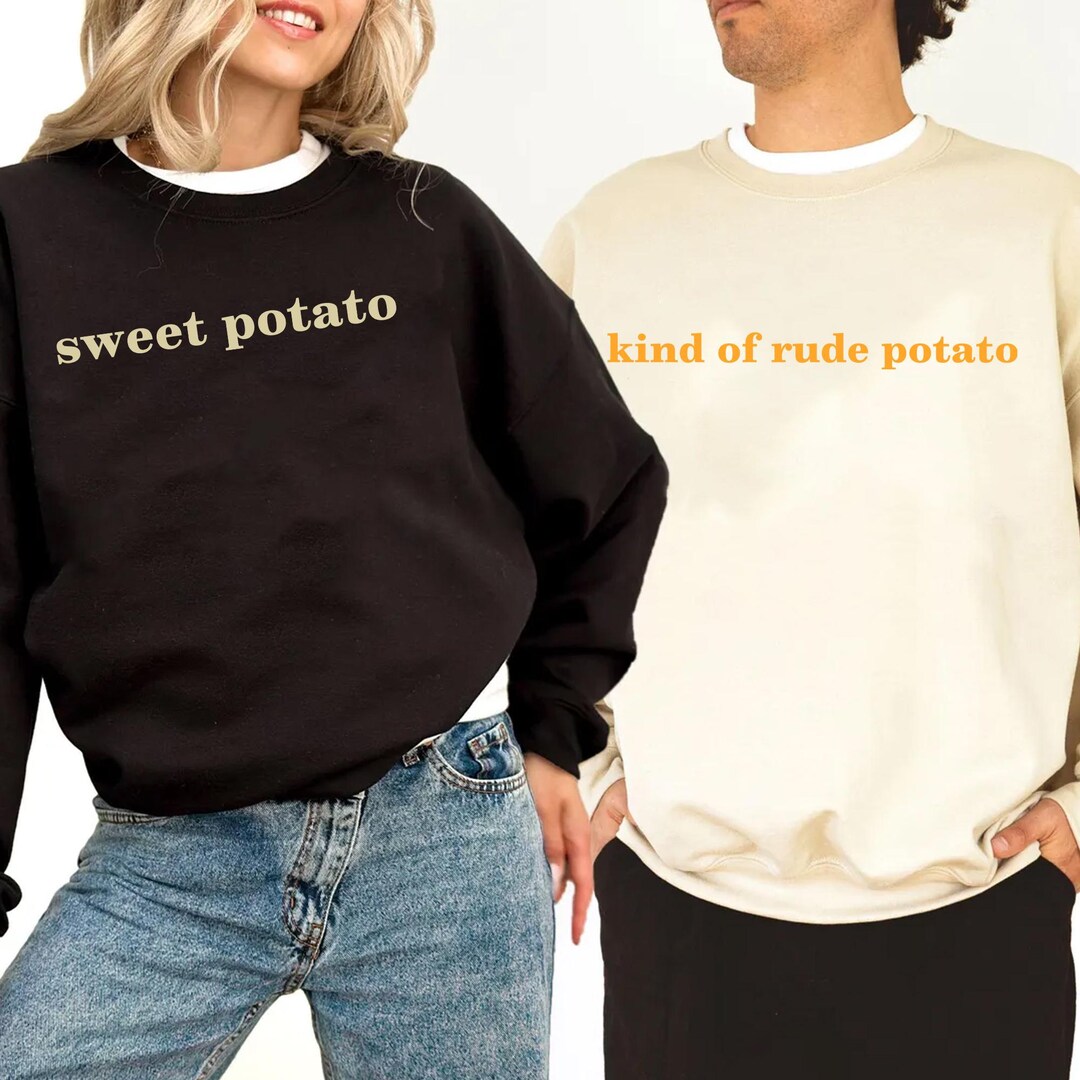 Funny Thanksgiving Couples Png, Sweet Potato Kind of Rude Potato Png ...