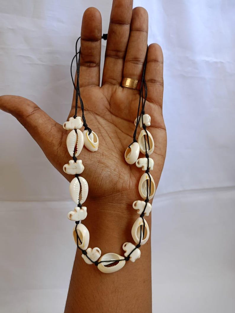 Moana Song Real Sea Shell Necklace Elephants With Baby White Elephants ...