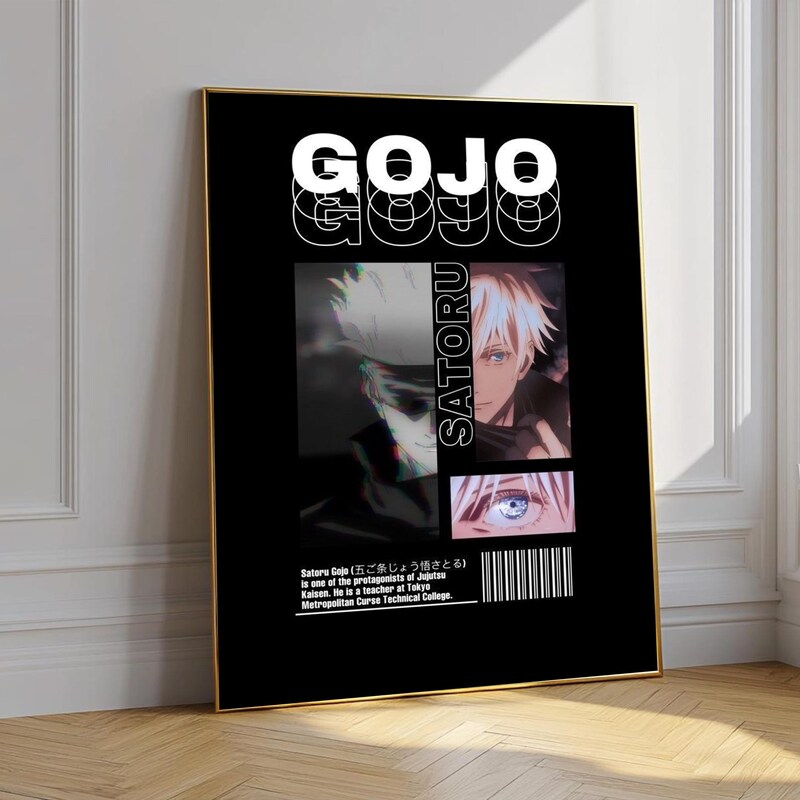 Gojo Poster Manga - Etsy