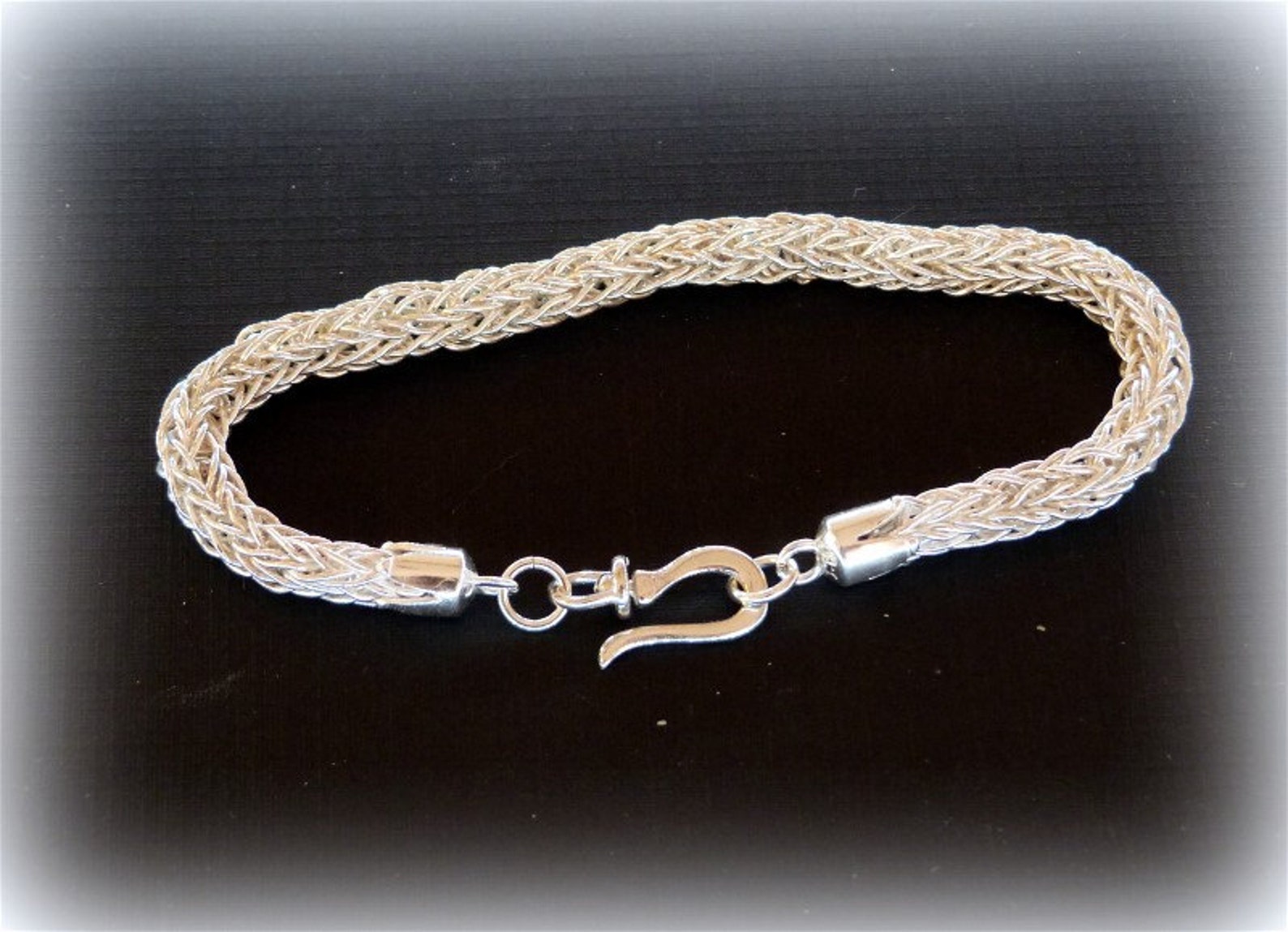 Fine Silver, 2 Way, Double Loop in Loop Bracelet - Etsy