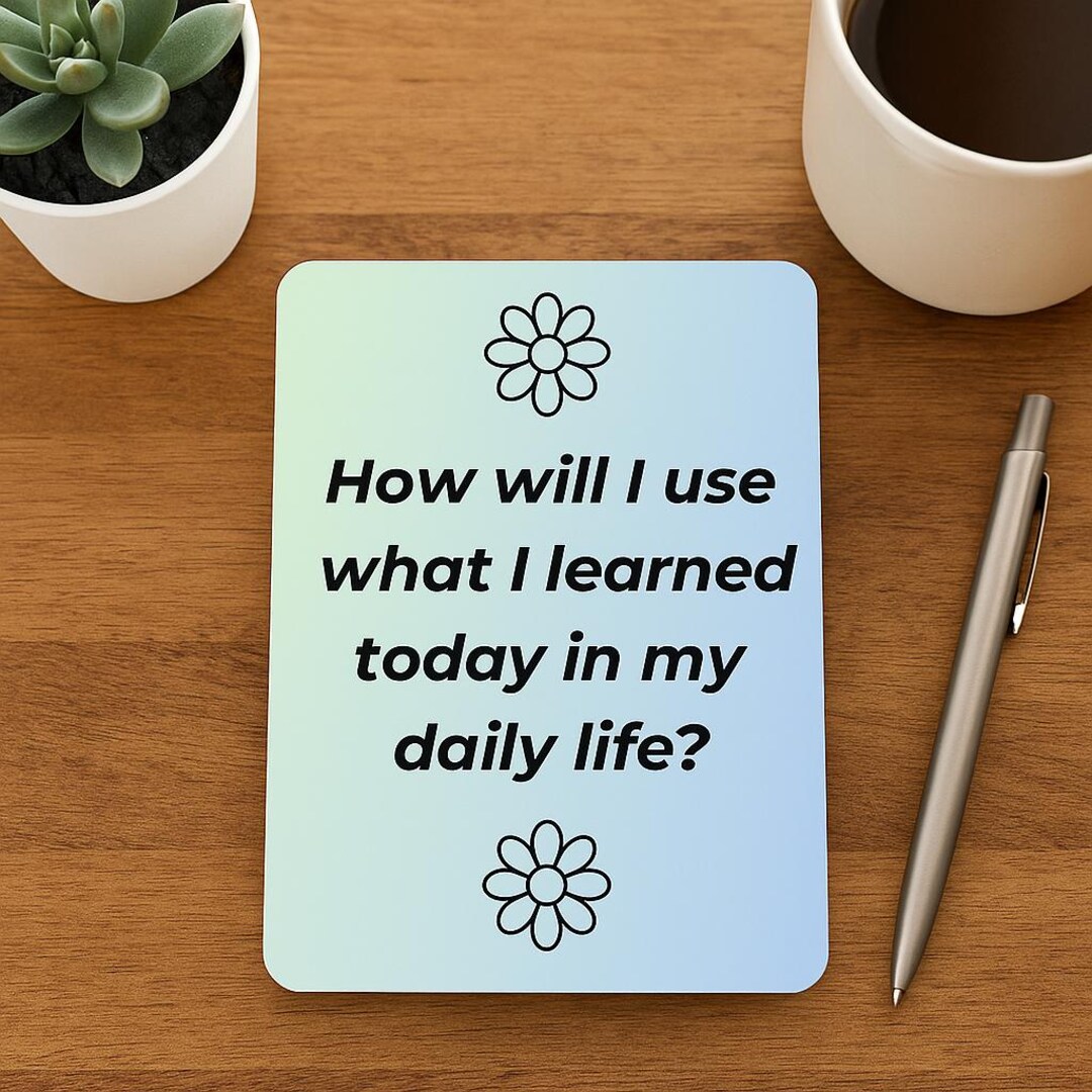 50 After Therapy Reflection Prompt Cards | Mental Health Printable ...