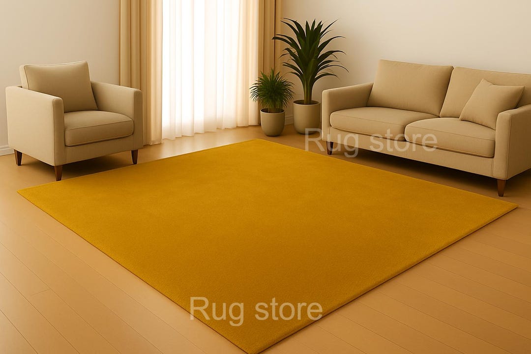 Hand Tufted Wool Plain Area Rug: Modern Minimalist Design - Color ...
