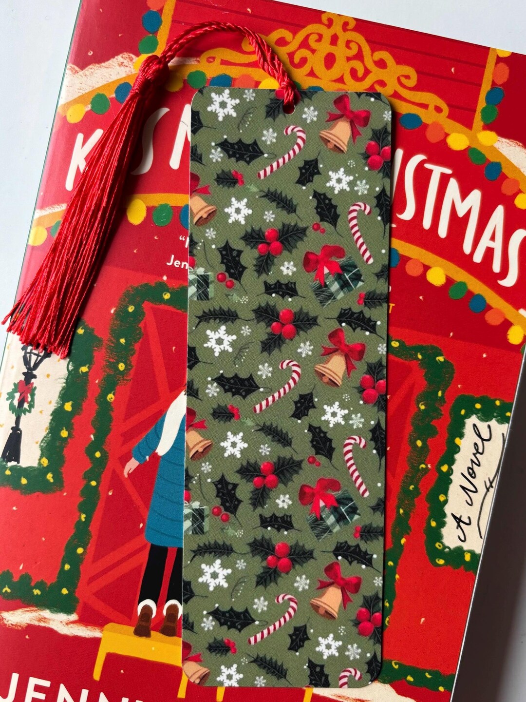 Classic Holiday Icons Bookmark With Customizable Tassel - Etsy
