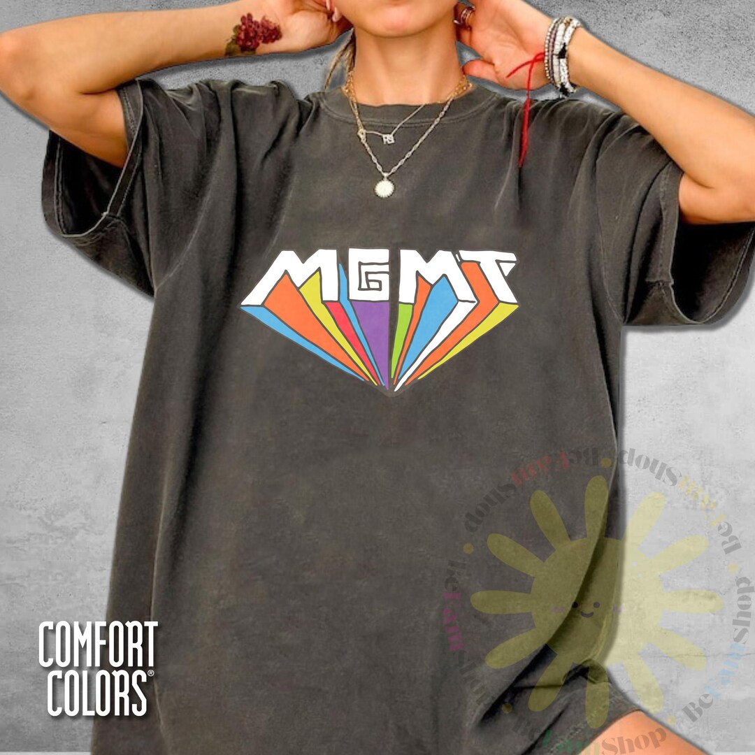 Buy MGMT COLOR Logo Tour 2026 Shirt Custom Apparel Music New Year ...