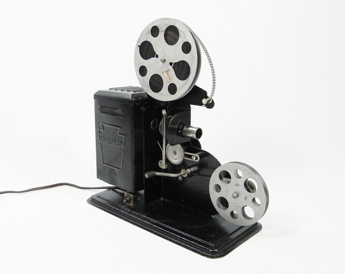 Hand Crank Movie Projector for Vintage 8mm Film - Etsy