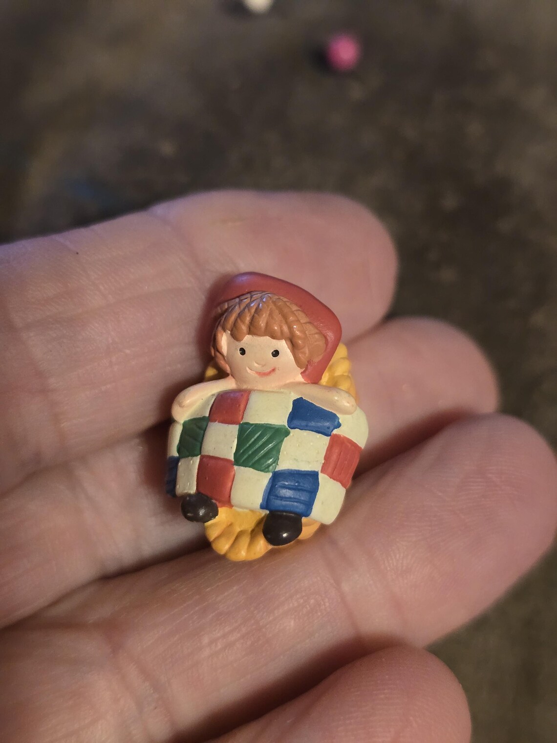 Vintage 1996 Hallmark Merry Miniatures 6 Piece Nativity Lot(mary and ...