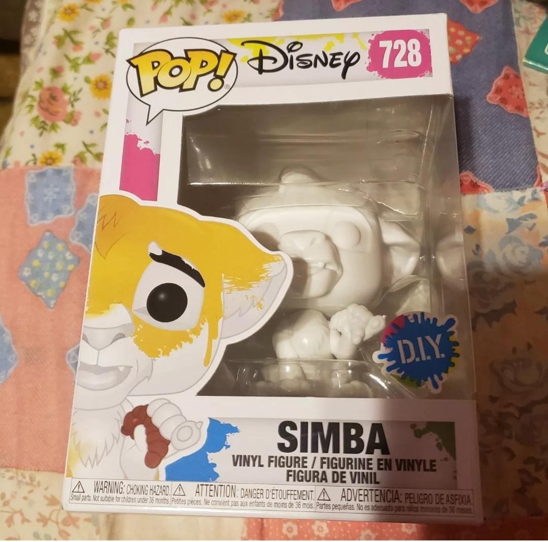 Funko Pop! Movies: the Lion King - Simba (D.I.Y) Vinyl Figure Paint as ...