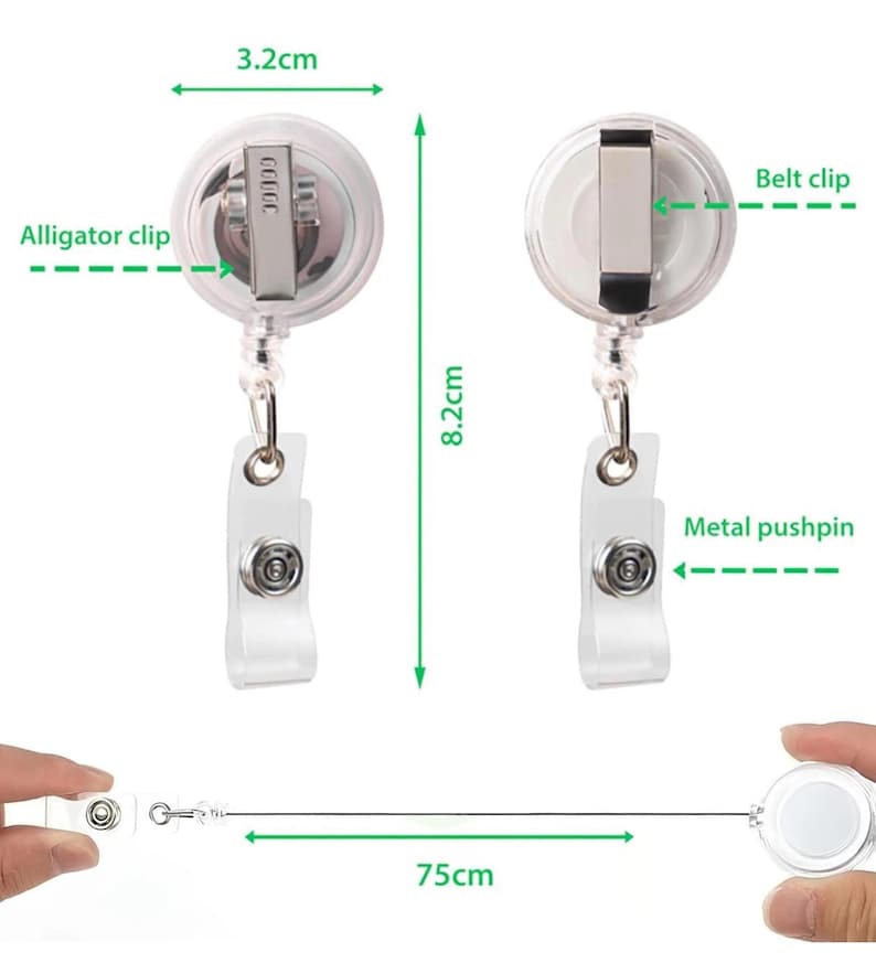 Wee Woo Crew Ambulance Goose Badge Reel | Funny Nurse & EMT Retractable ...