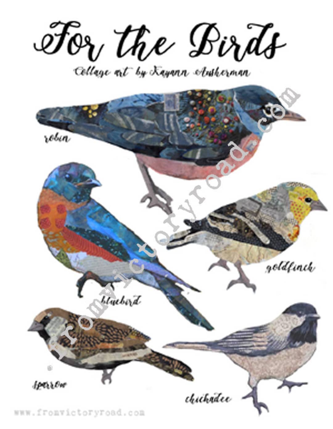 INSTANT DOWNLOAD for the Birds Digital Page - Etsy