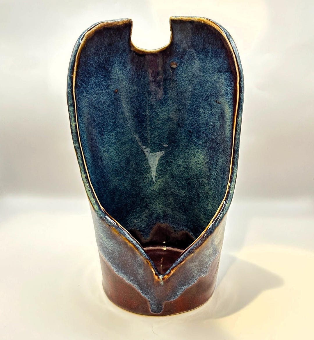 Free Standing Spoon Rest | Hand Built Stoneware | One of a Kind! - Etsy