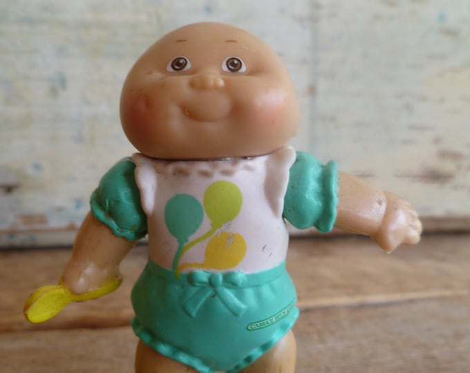 Cabbage Patch Kids Miniature Figurine Doll With Doll 3.5" Tall 1984 - Etsy