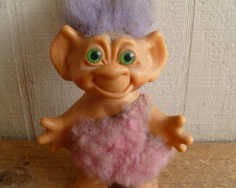 Fuzzy Hair Troll - Etsy