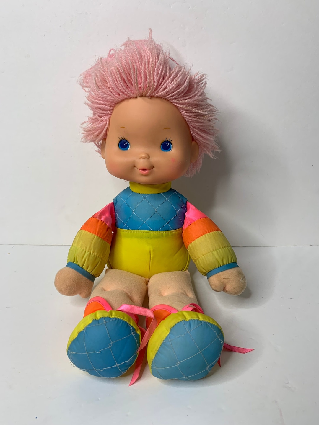 Hallmark Large Rainbow Brite Pink Hair Doll 14" Tall 1983 Vintage ...