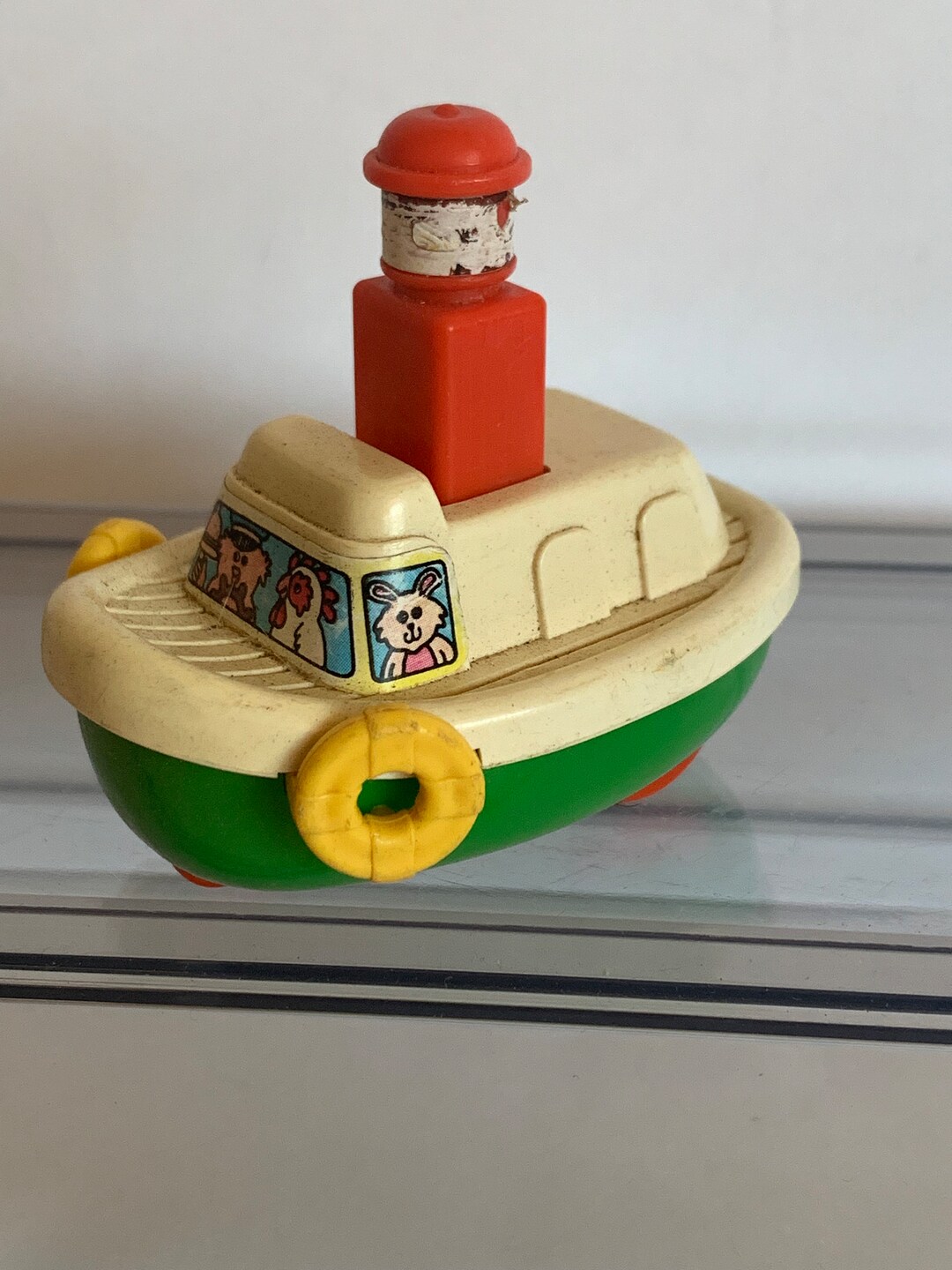 Tomy Tug Boat Toy Push N Go 1982 - Etsy