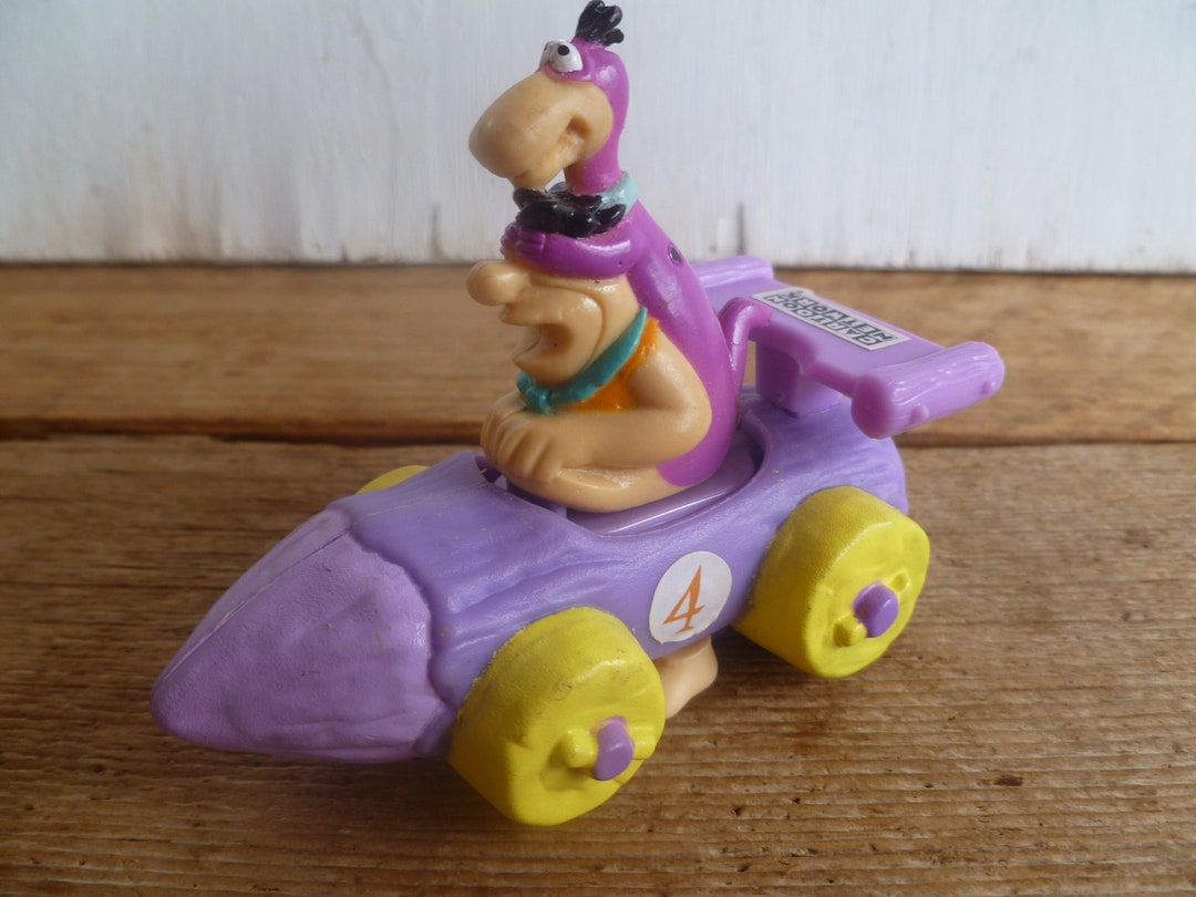 Fred Flintstone and Dino Wacky Racers Car Figurine 2.75" Tall 1997 - Etsy