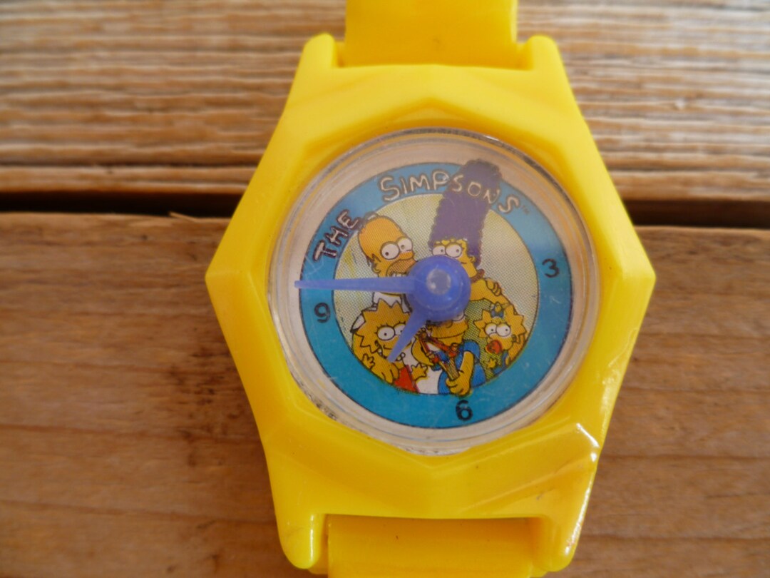The Simpsons Plastic Toy Watch - Etsy