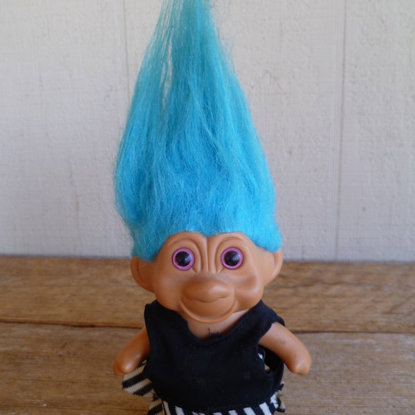 Troll Blue Hair - Etsy
