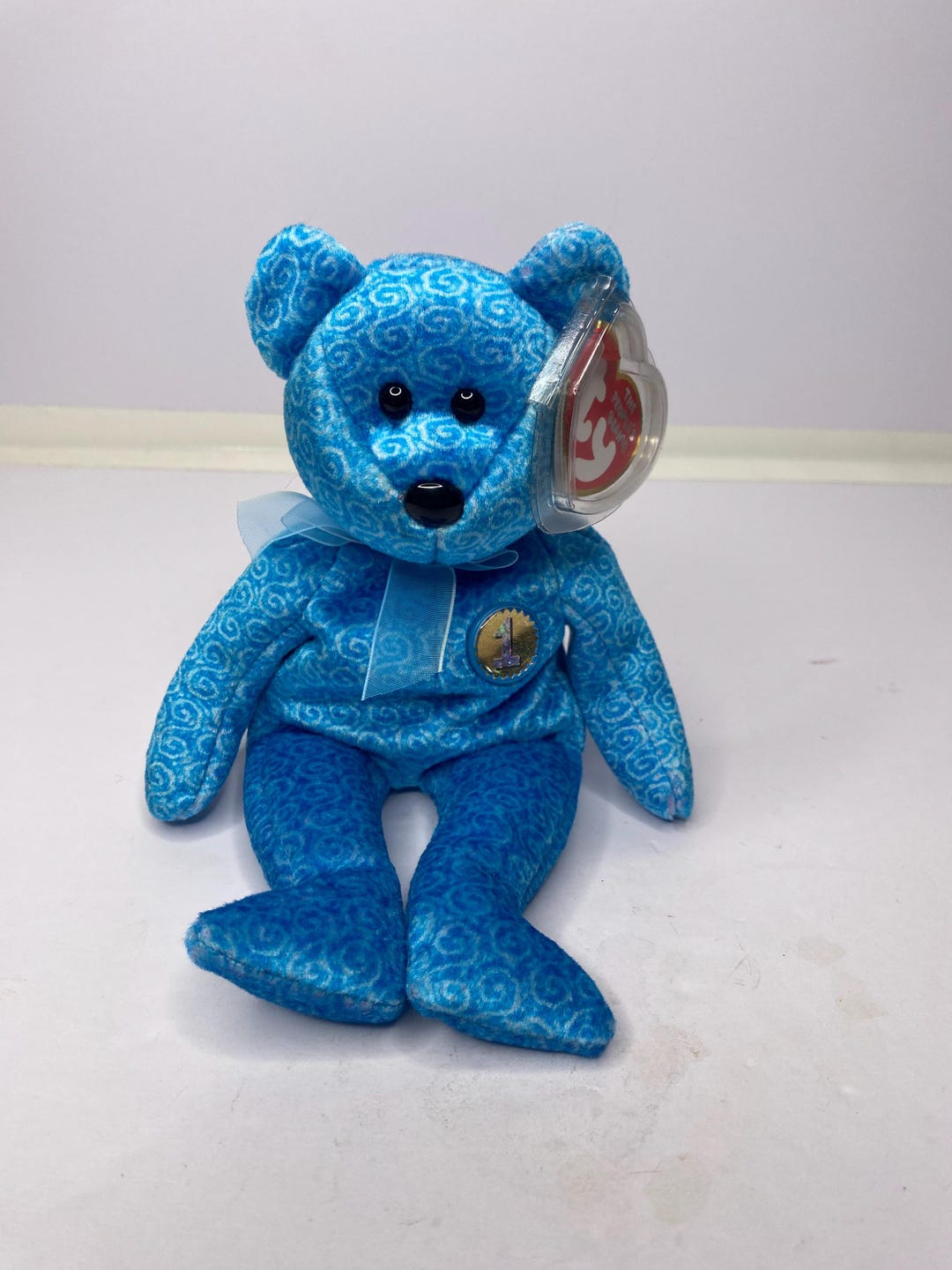Ty Classy the People's Beanie Babies Plush Bear W/ Tags 10" Tall 2001 ...