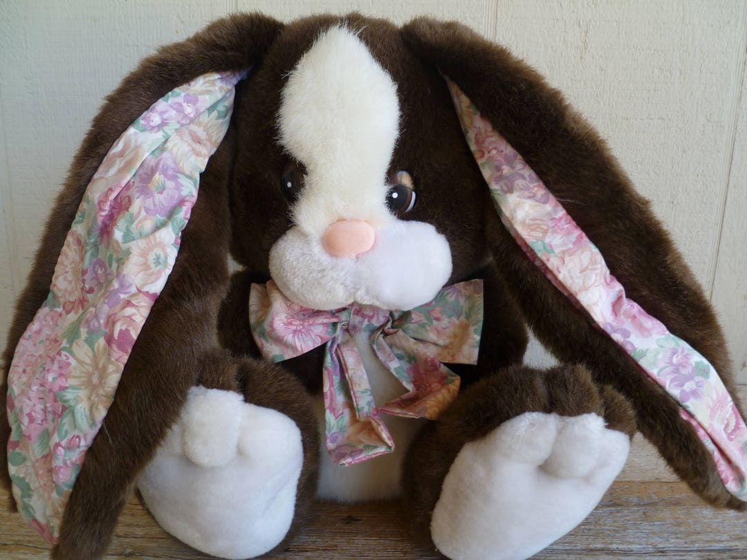 Commonwealth Plush Bunny Rabbit 11" Tall Sitting Stuffed Animal Toy - Etsy
