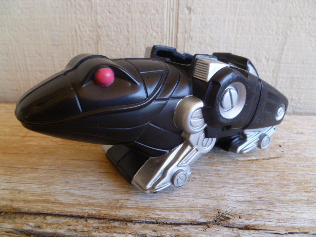 Power Rangers Mighty Morphin Black Frog Ninjazord 5.5" Long X 2.5" Tall ...