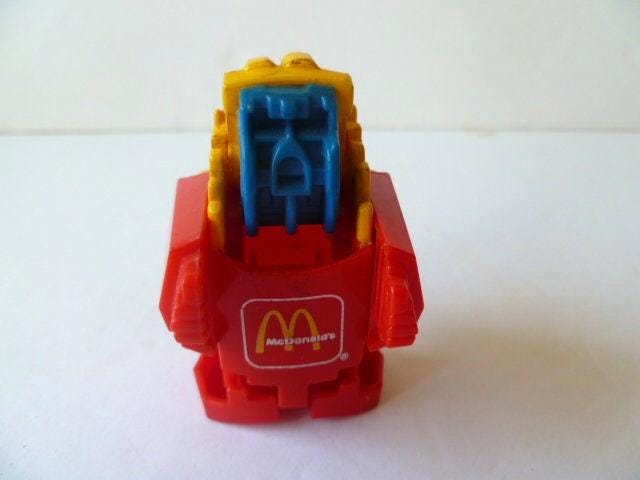 Mcdonalds French Fries Happy Meal Transformer 2" Tall 1987 - Etsy