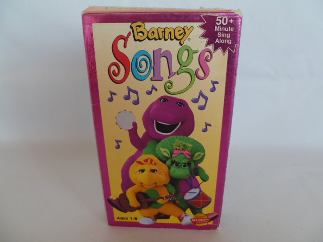 Barney VHS barney Songs 1995 Sing Along Barney Home Video - Etsy UK