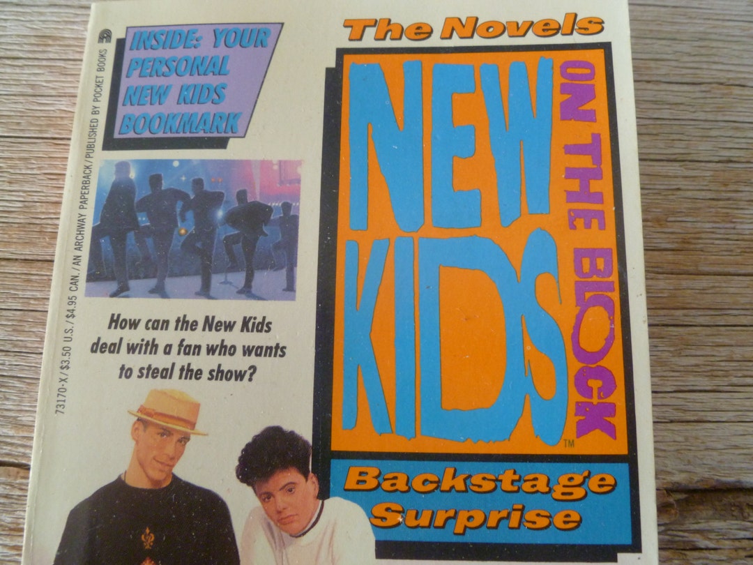 New Kids on the Block Book Backstage Surprise 1990 - Etsy