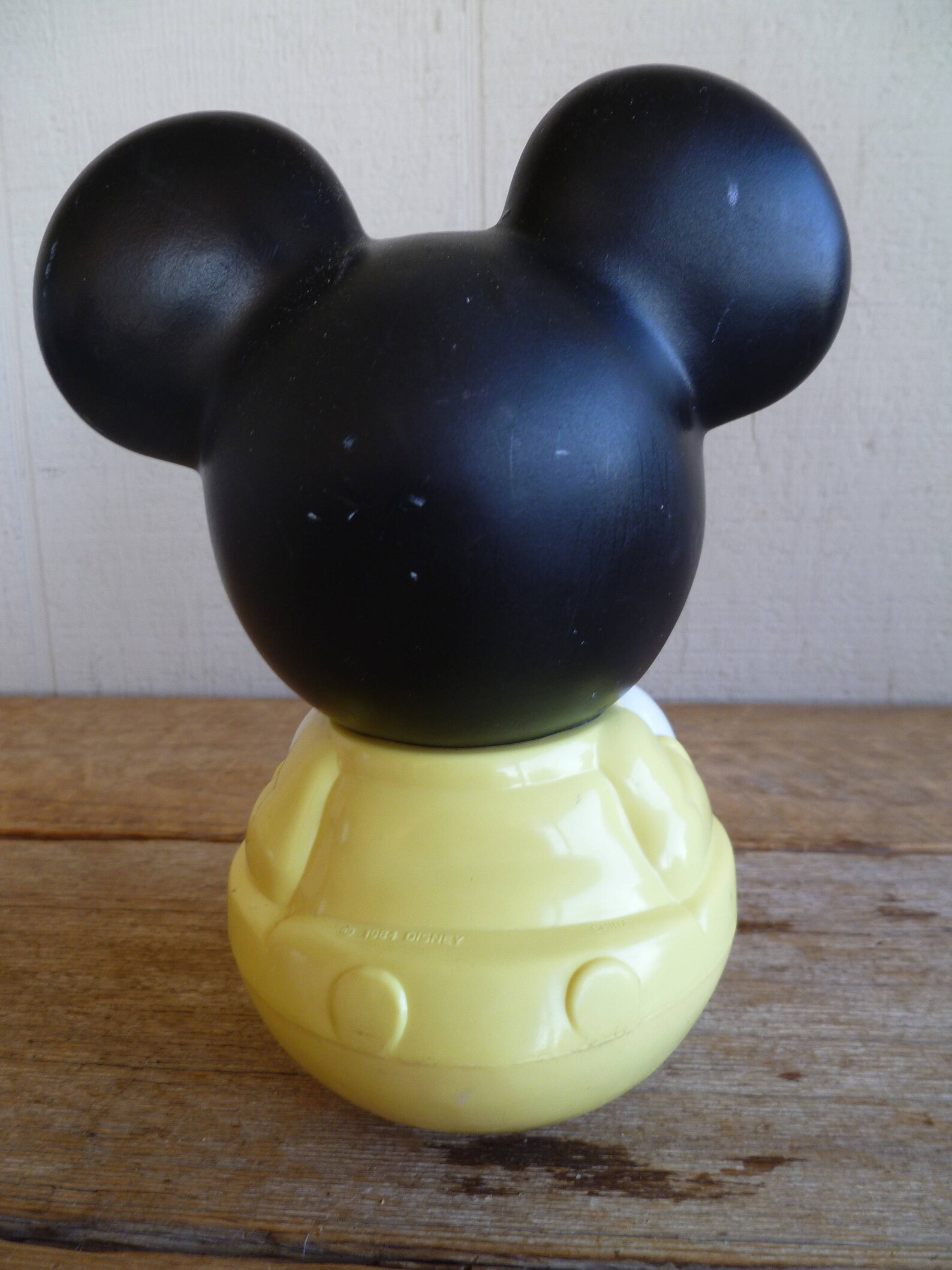 Disney Baby Mickey Mouse Rolly Poll Toy 1984 - Etsy