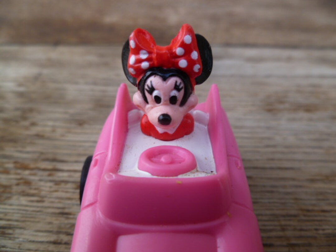 Minnie Mouse Driving Pink Car Disney - Etsy