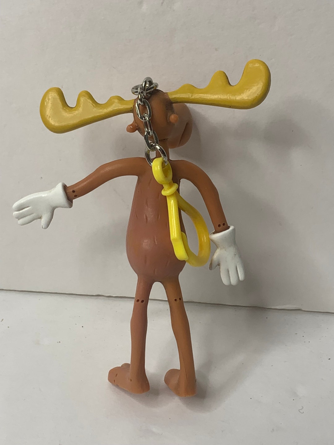Bullwinkle Bendable Key Chain Figure 7" Tall 2000 - Etsy