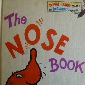 Vintage the Nose Book Hardback Childrens Book - Etsy
