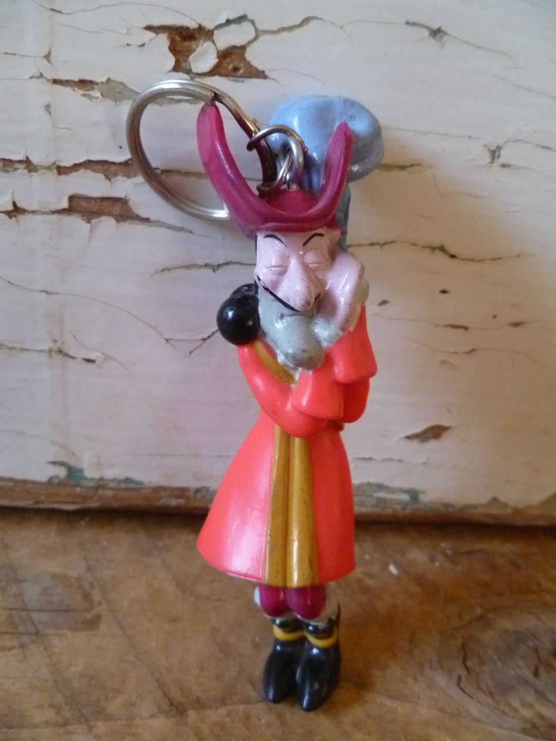 Captain Hook Figure Peter Pan Key Chain Cake Topper 4.5" Tall - Etsy