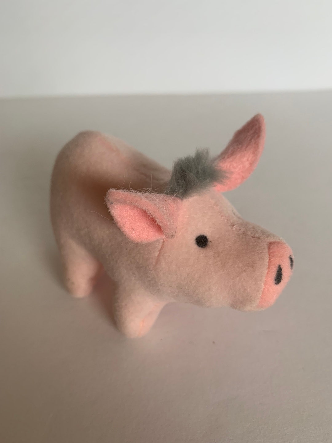 Babe the Pig Plush Pig Mcdonalds Happy Meal Toy 3 Tall 1995 Stuffed ...