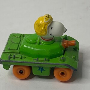 Snoopy snoopy's Metal Military Tank Car Cake Topper Vintage 2 Long - Etsy