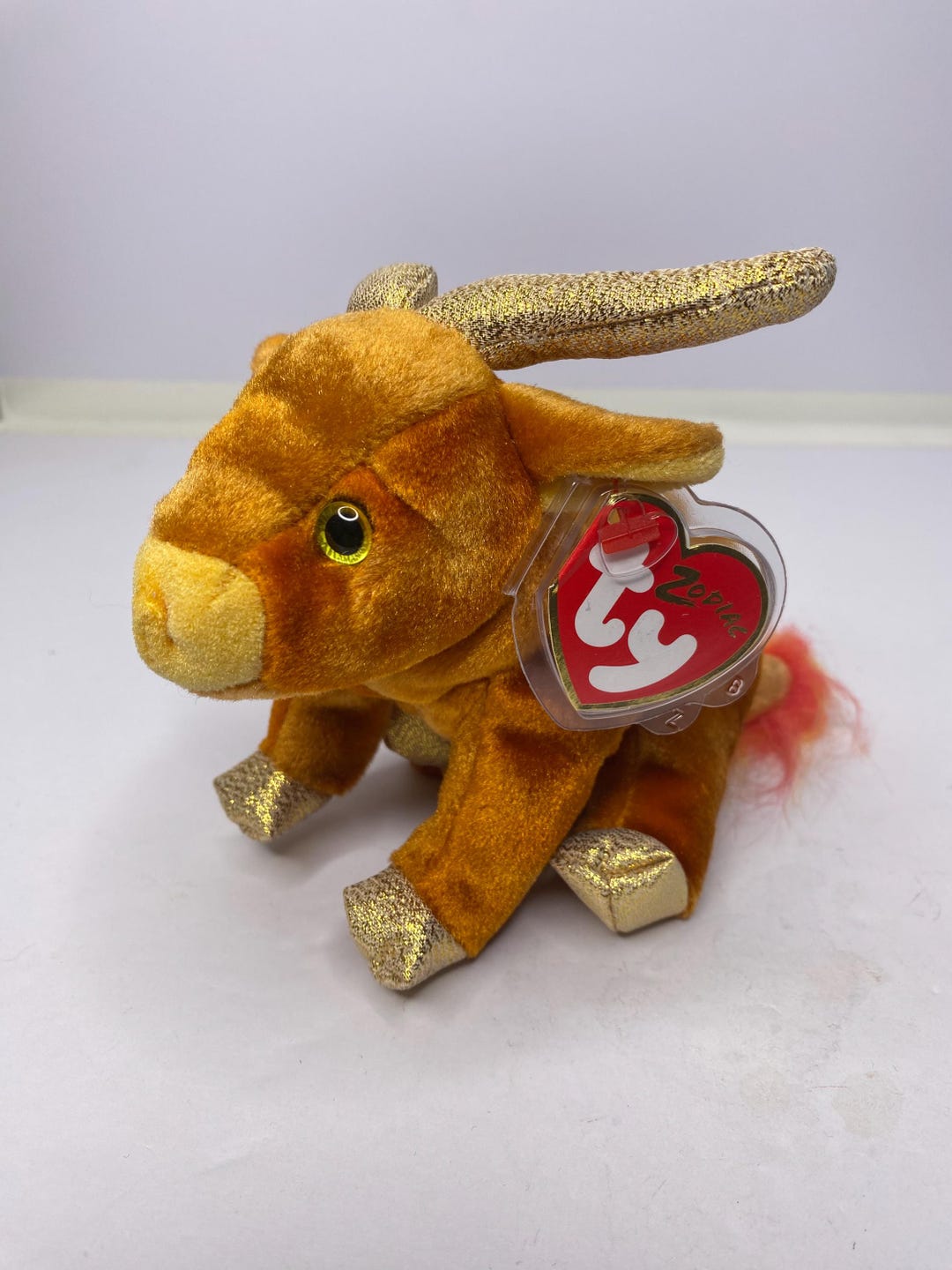 Ty Zodiac Ox Beanie Babies Plush Zodiac Oxen W/ Tags 9" Long 2000 ...