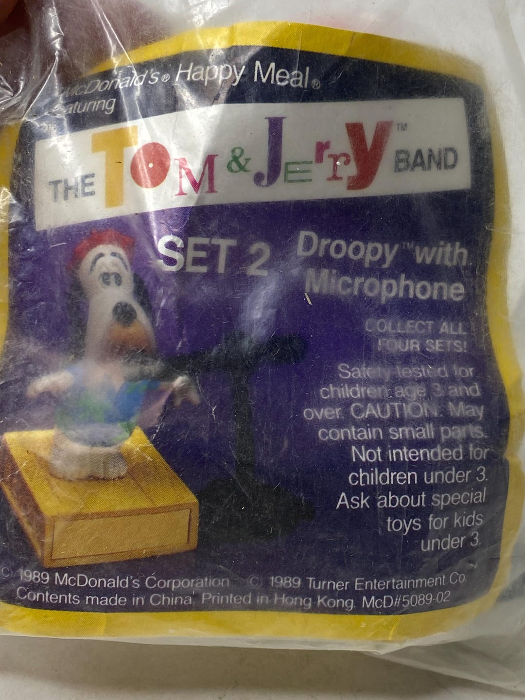 Droopy Dog Mcdonalds Hanna Barbera Cake Topper 3.5" Tall 1989 New in ...