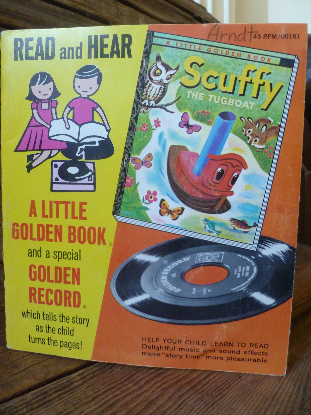 Collectable "scuffy the Tugboat" Golden Book and Record - Etsy