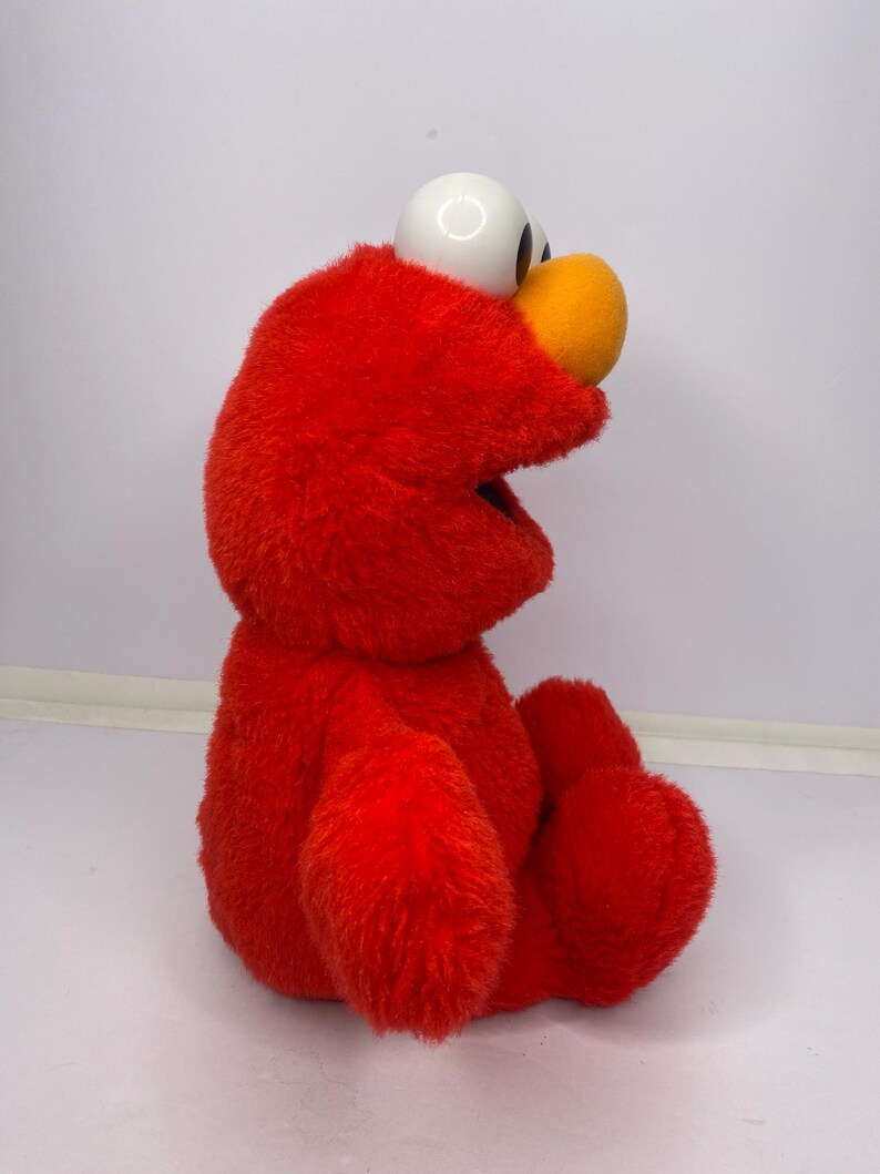 Sesame Street Plush Elmo Doll Muppets 17" Tall 1998 Stuffed Animal Toy ...