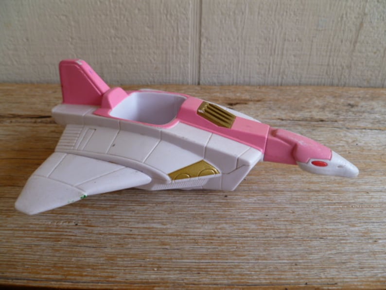 Mighty Morphin Power Rangers Pink Vehicle Plane Sabin 1995 - Etsy