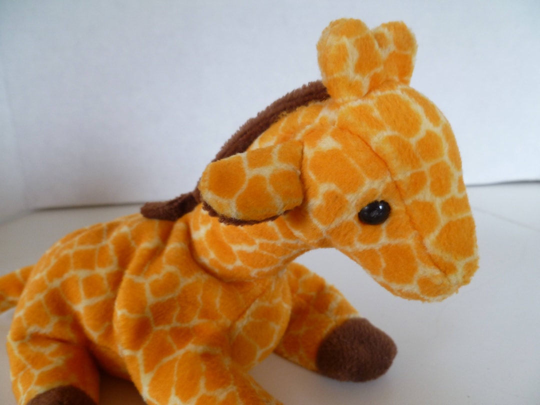 Ty Twigs the Giraffe Beanie Babies Plush Giraffe 8" Long 1995 Stuffed ...