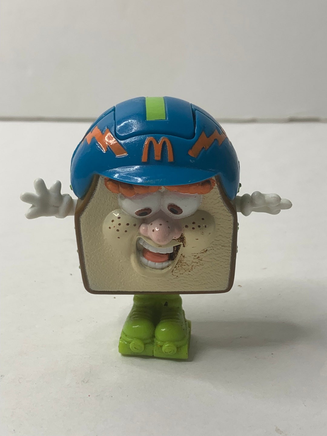 Mcdonalds Transformer "skating Sandwich Bread Man" 3" Tall 1993 Vintage ...