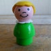 Vintage Fisher Figure Green Girl - Etsy